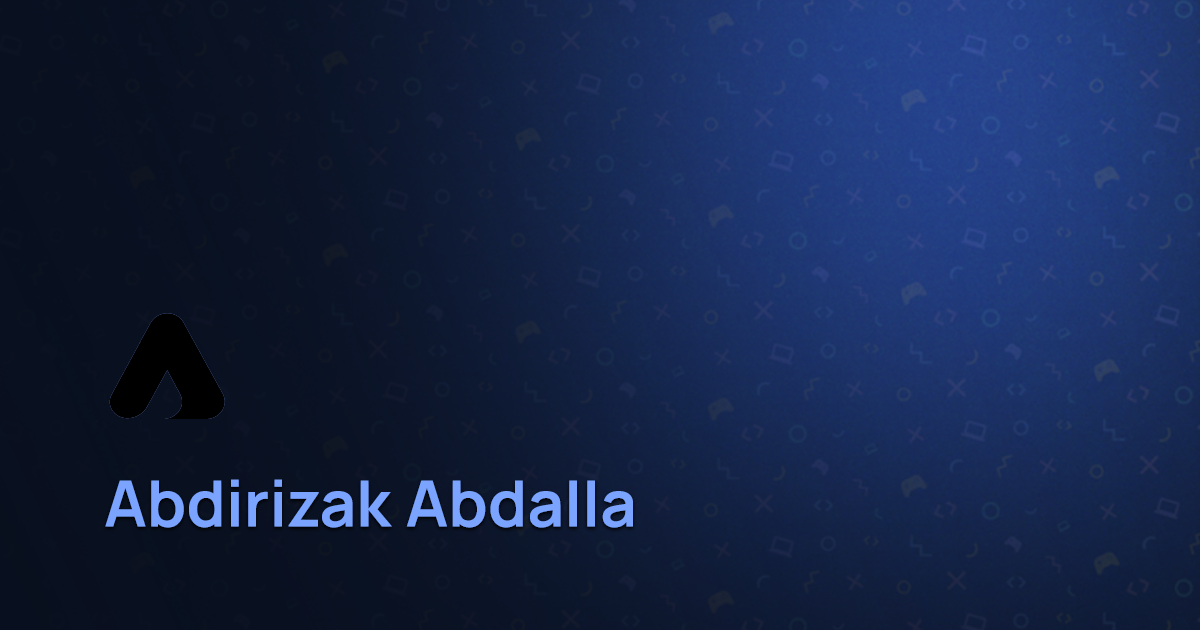 Abdirizak Abdalla – iOS Engineer | Flutter Dev | Odoo Technical & Functional